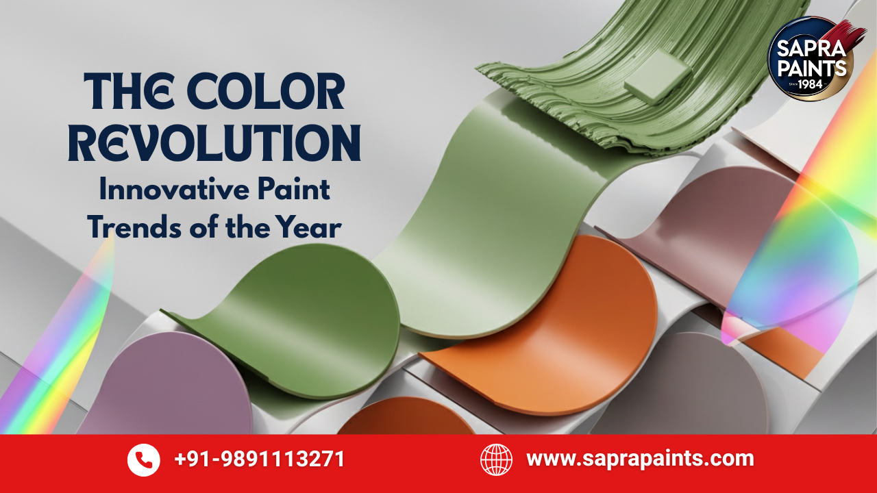 The Color Revolution: Innovative Paint Trends of the Year - Sapra Paints
